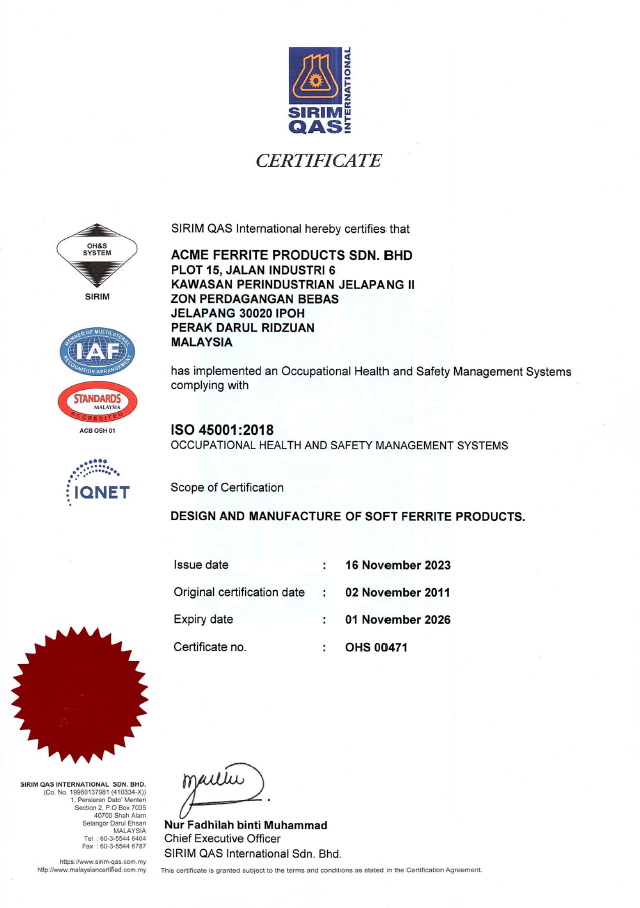 ACME | CERTIFICATE